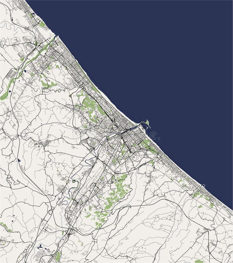 Quartiere Zanni Pescara Italy Map