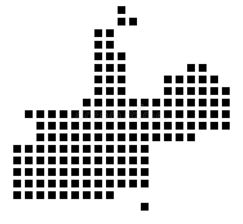 Map of the City Provo (Utah) Stock Illustration - Illustration of ...