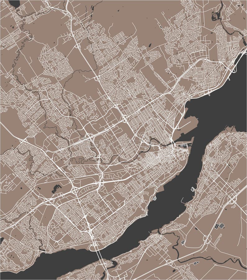 printable map of quebec city
