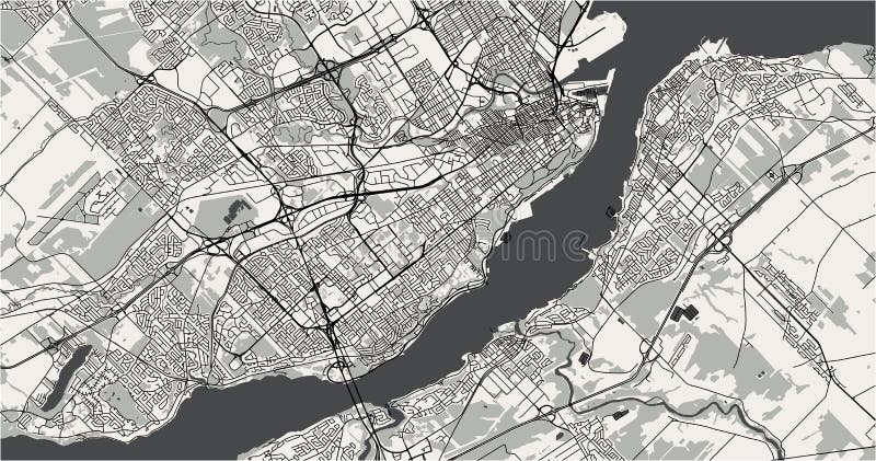 Vector Map of the Capitale Nationale Quebec Administrative Region ...