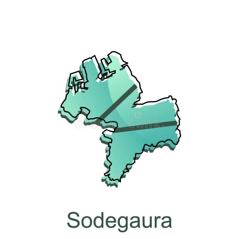 Map City of Sodegaura Design, High Detailed Vector Map - Japan Vector Design Template Stock ...