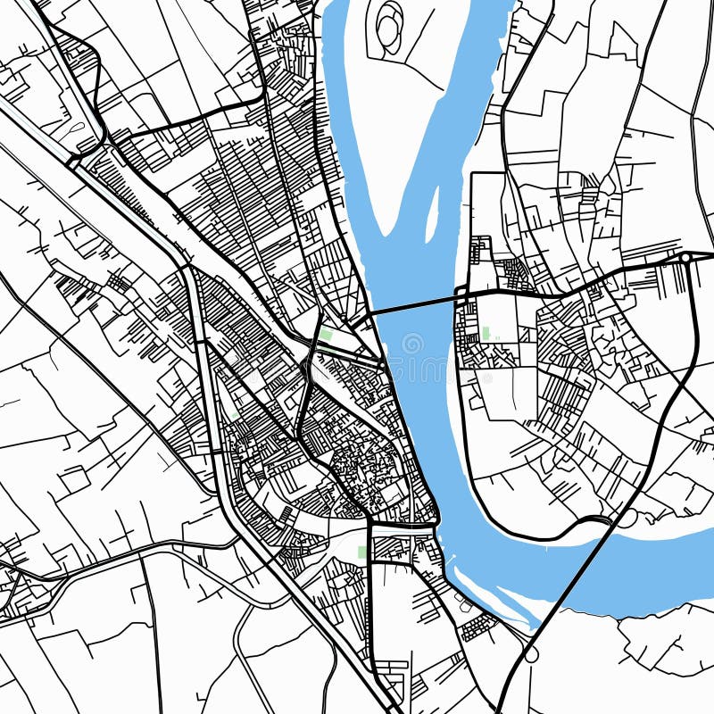 Map of the city of Sohag. stock illustration. Illustration of pattern ...