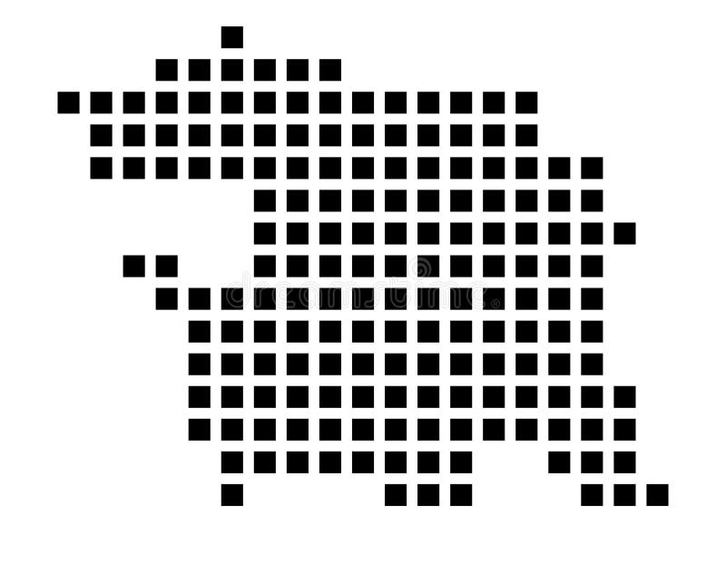 Map of the City Springdale (Arkansas) Stock Illustration - Illustration ...