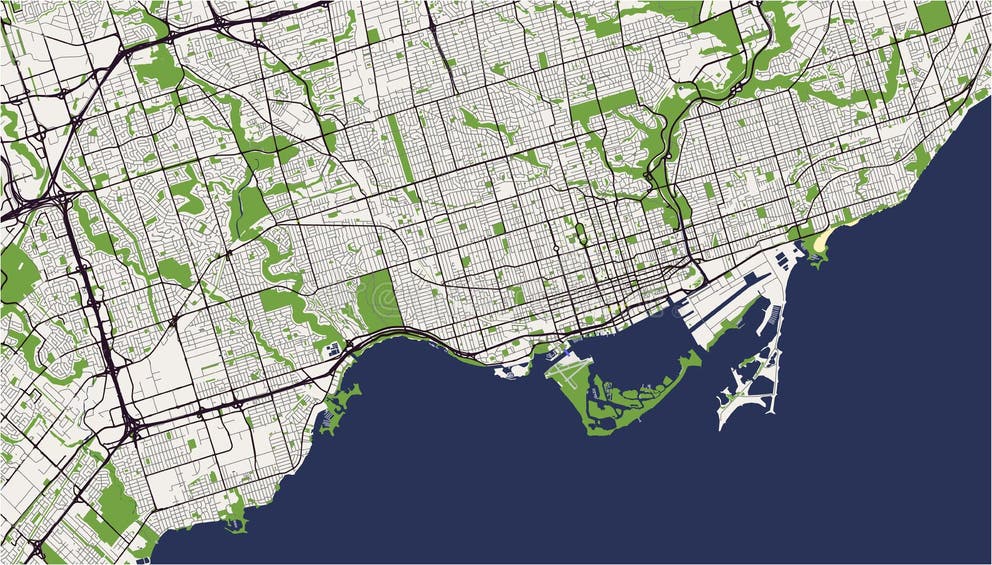 Greater Toronto Area Map Stock Illustrations – 85 Greater Toronto Area ...