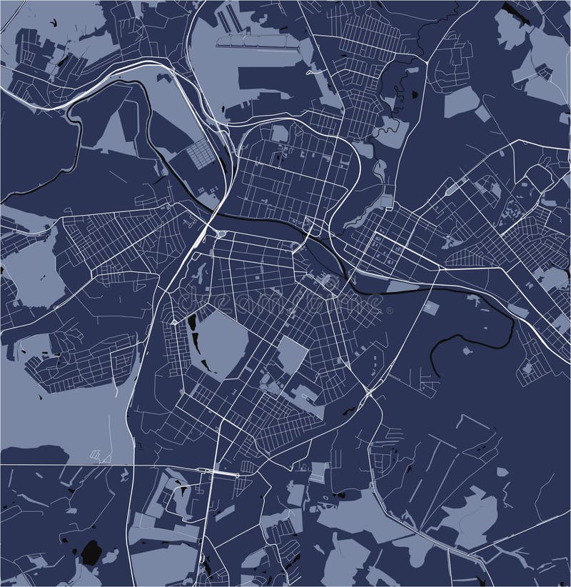 Location of Tula, Region of Russia,. Relief Stock Illustration ...