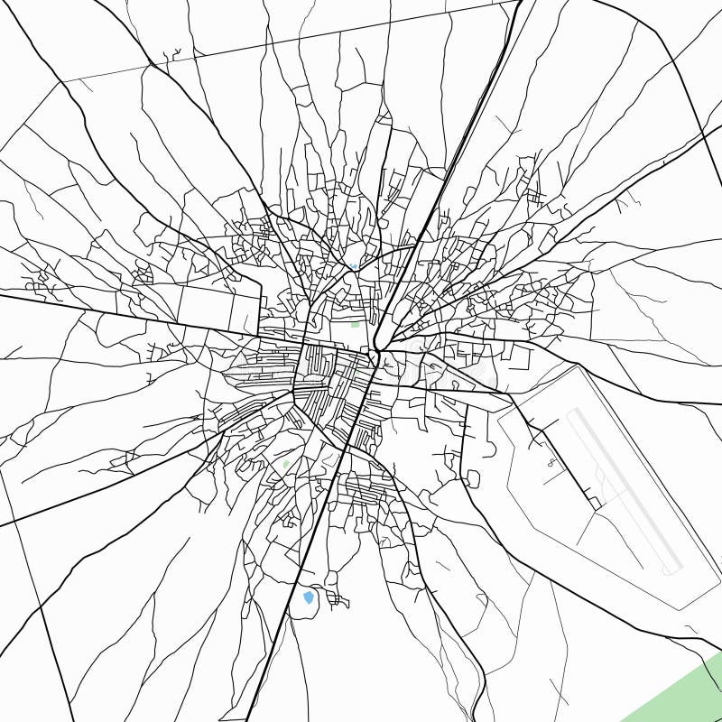 Map of the city of Vajir. stock illustration. Illustration of cartoon ...