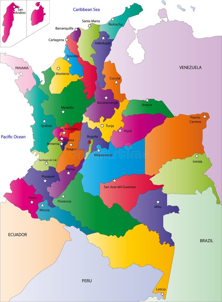 Colombian Regions Stock Illustrations – 137 Colombian Regions Stock ...