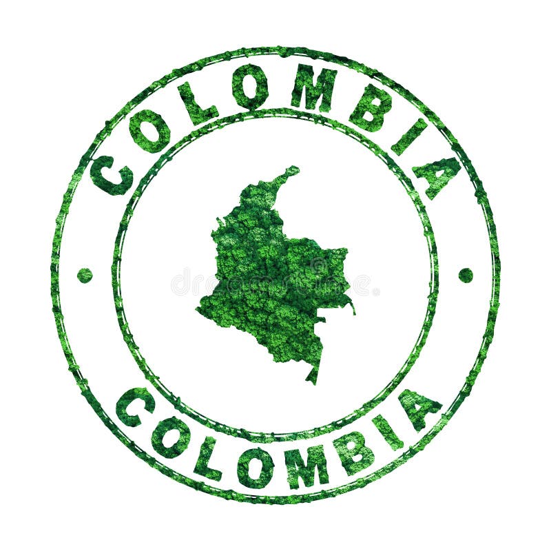 Colombia Passport Stamp Stock Illustrations – 65 Colombia Passport ...