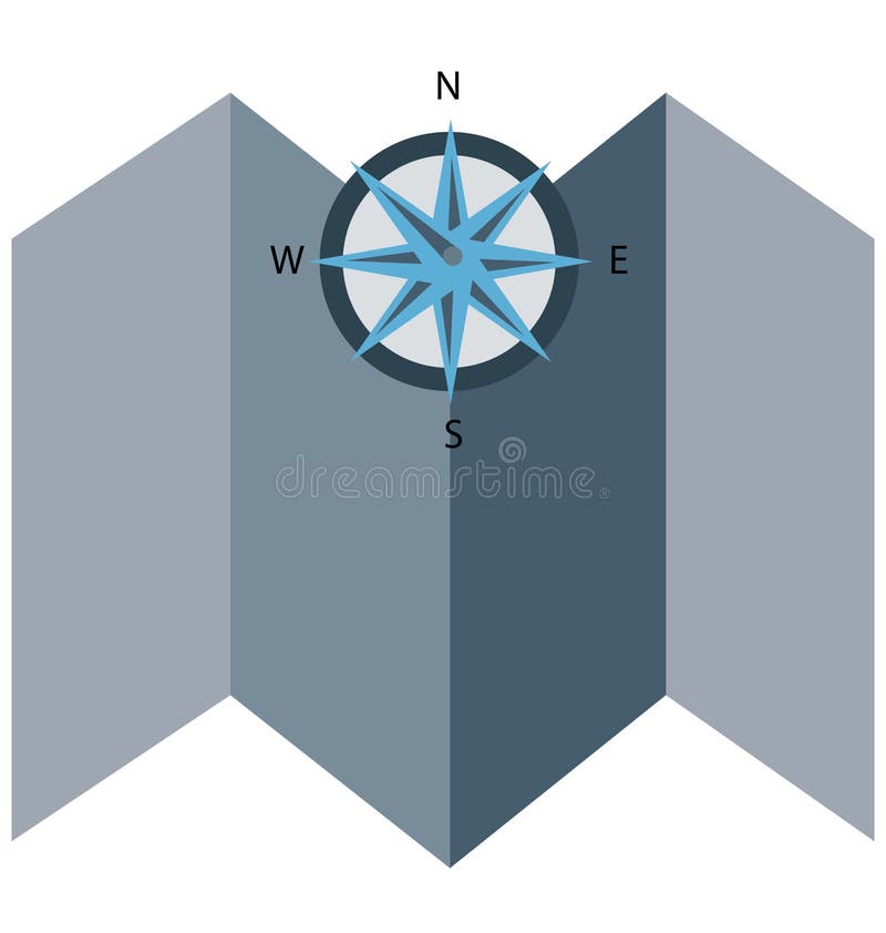 Map Color Vector Isolated Icon Editable Stock Vector - Illustration of ...