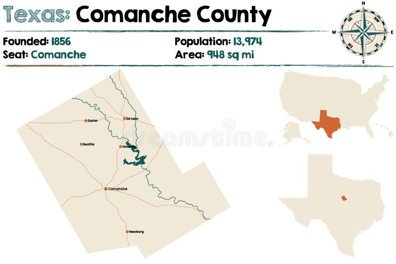 Comanche County, Texas Counties in Texas, United States of America,USA ...
