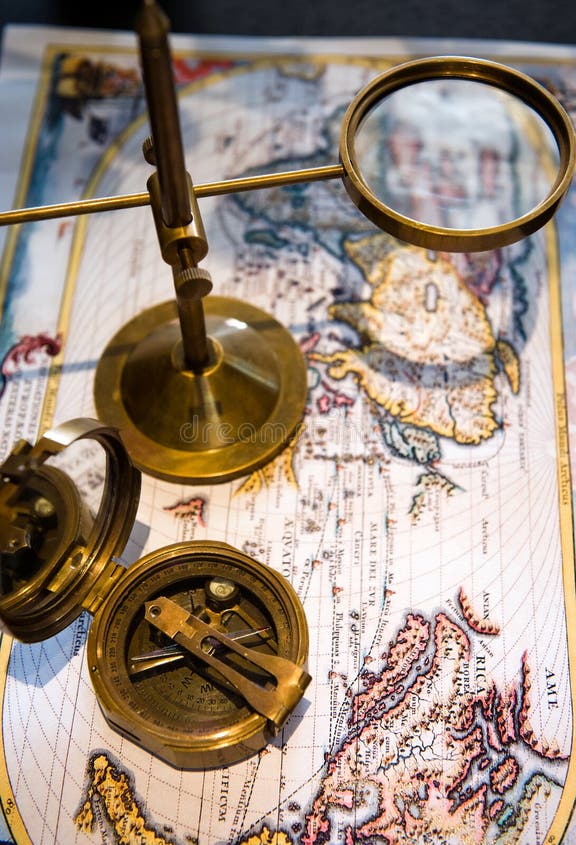 207 Telescope Compass Sea Map Stock Photos - Free & Royalty-Free Stock ...