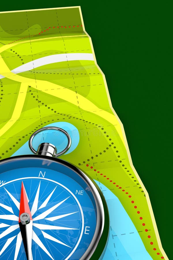 Compass Green stock illustration. Illustration of green - 62644305