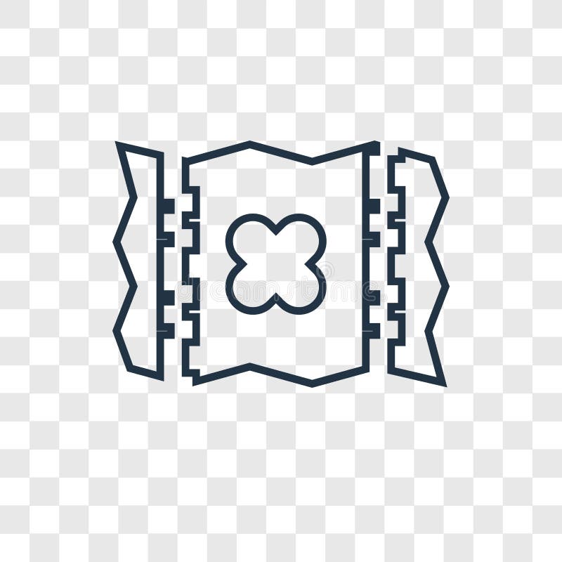 Map Concept Vector Linear Icon Isolated on Transparent Background, Map ...