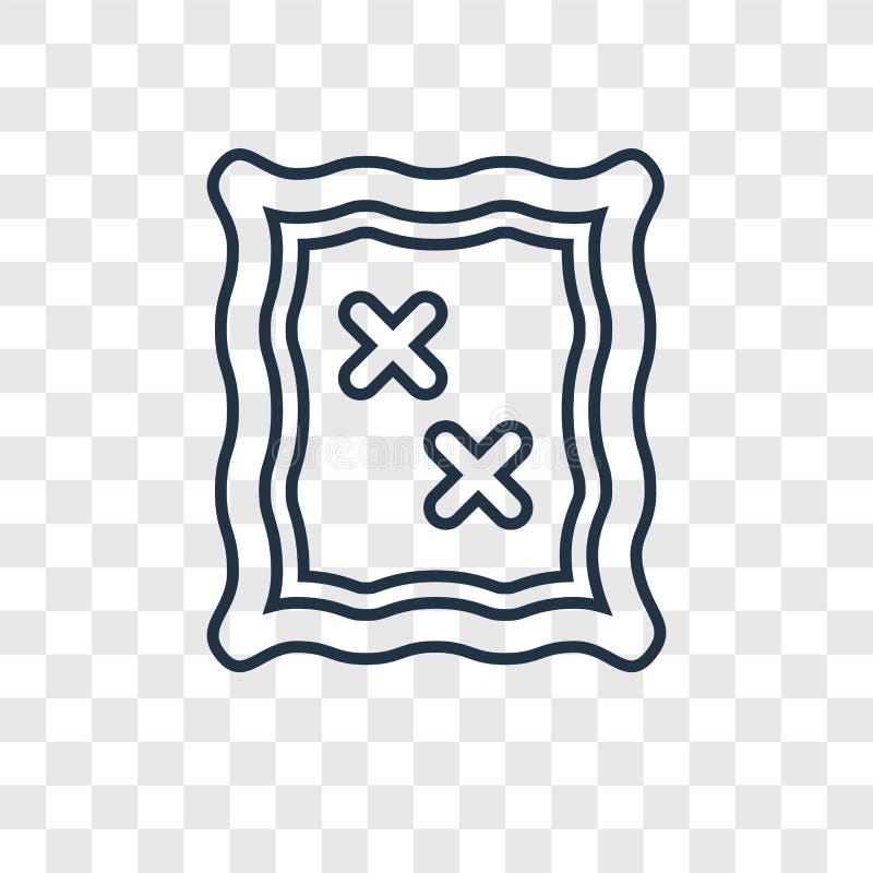 Map Concept Vector Linear Icon Isolated on Transparent Background, Map ...