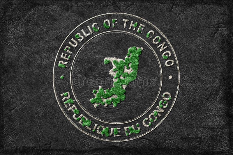 Map of Congo Reforestation Green Agenda Stock Illustration ...