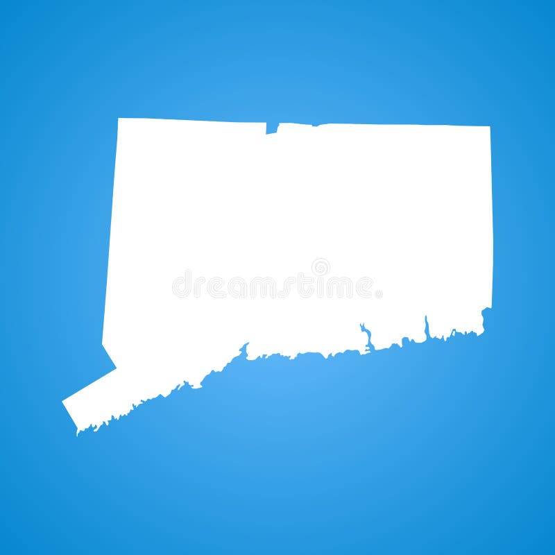 Map of the Connecticut stock vector. Illustration of design - 204770556