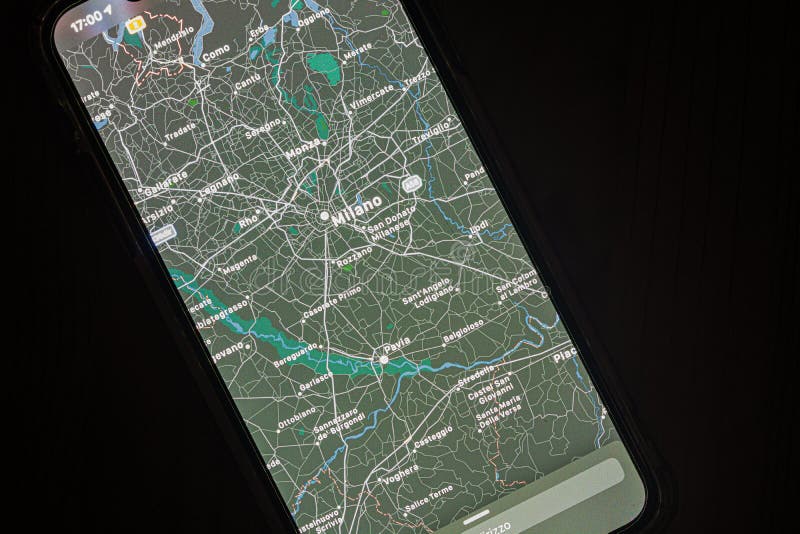 Map Covid 19 - red zone stock image. Image of milano - 213761785