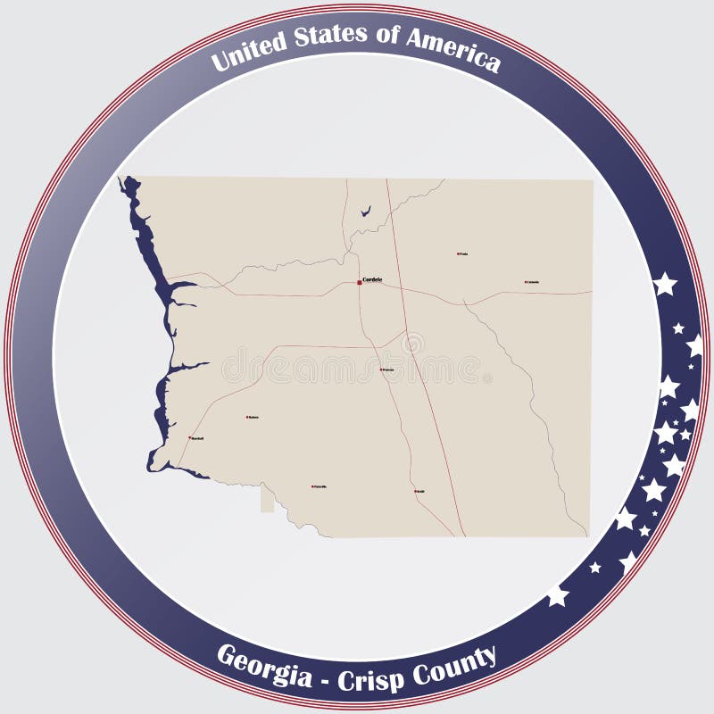 Crisp County, Georgia U.S. County, United States of America,USA, U.S ...
