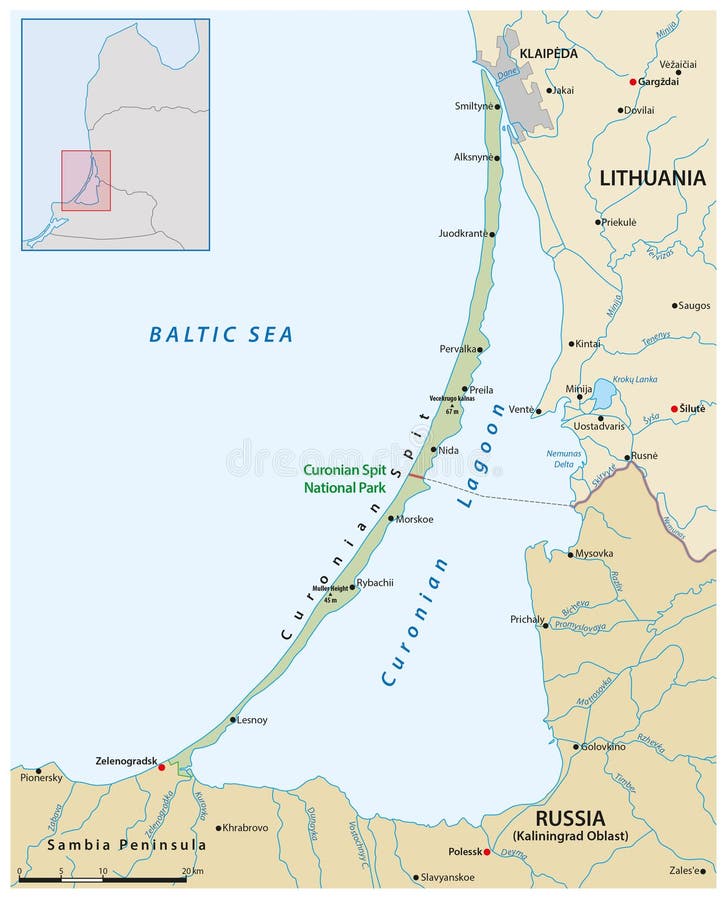 Curonian Spit Peninsula Stock Illustrations – 4 Curonian Spit Peninsula ...