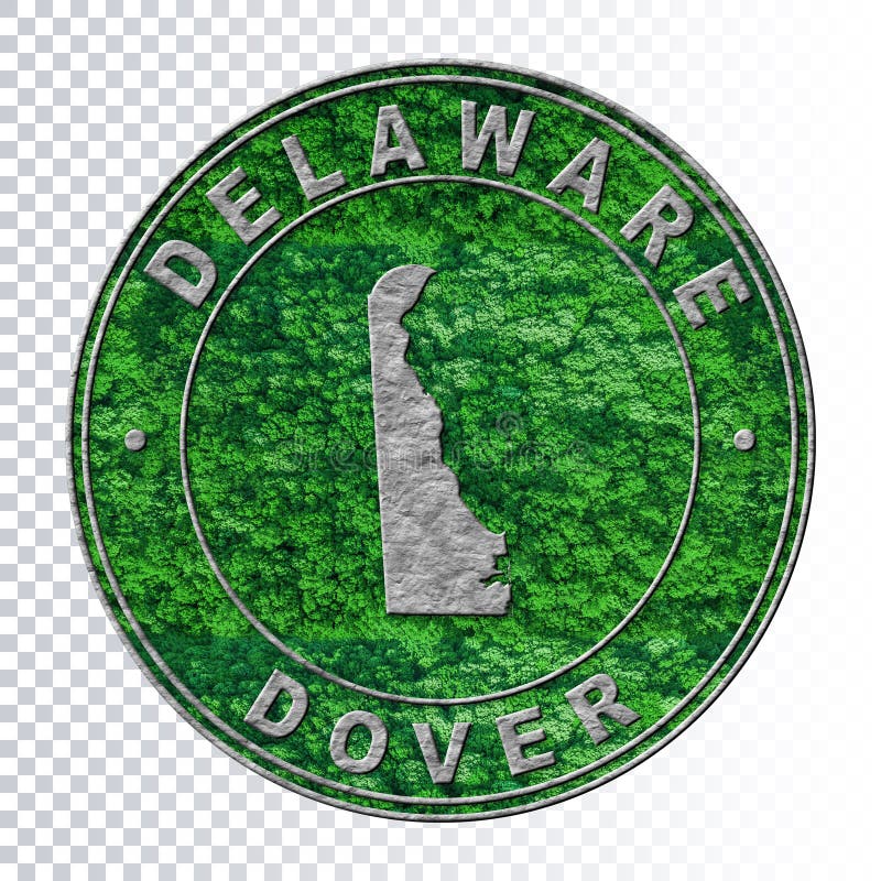 Map of Delaware, Environment Concept, Co2 Emission Concept Stock ...