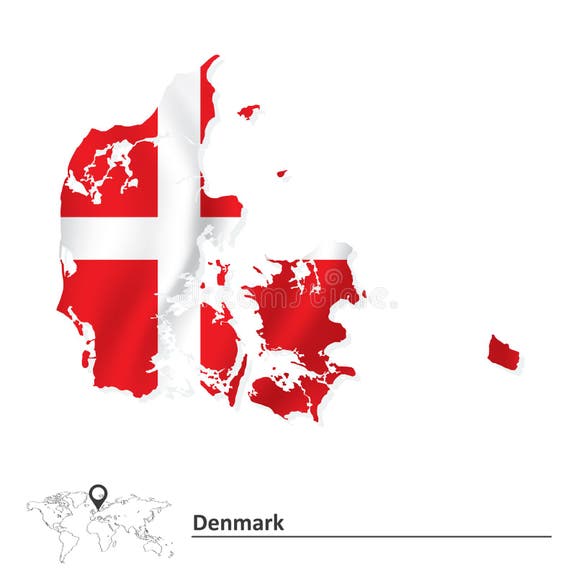 Denmark Outline Map Stock Illustrations – 2,397 Denmark Outline Map ...