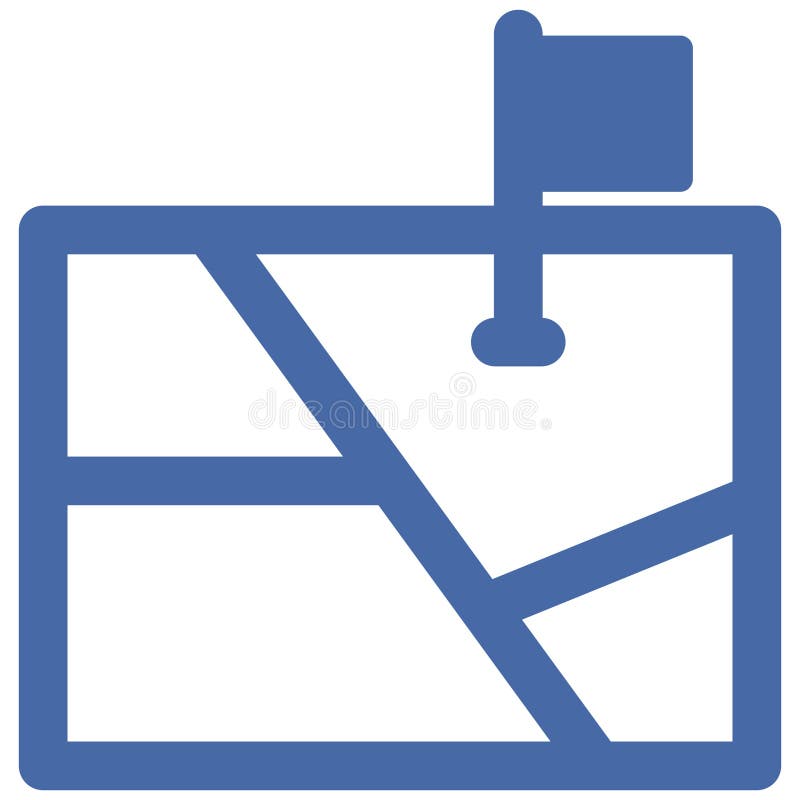 Map Destination Isolated Vector Icon Which Can Easily Modify or Edit ...