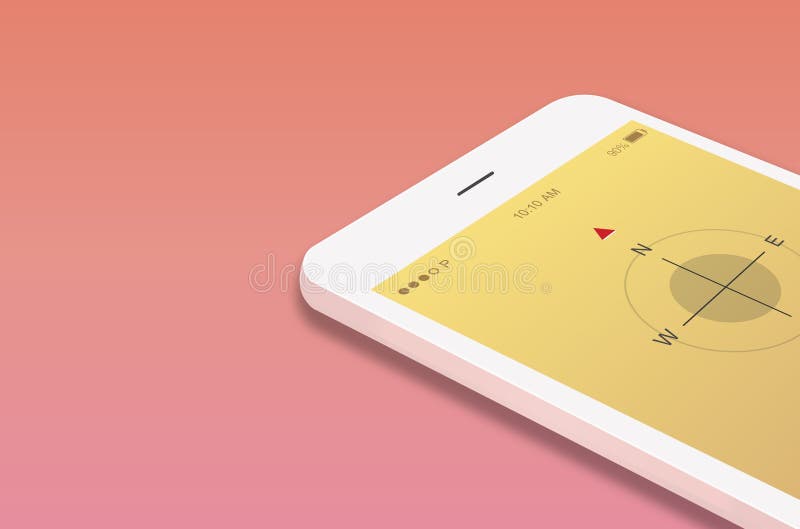 Map Direction Compass Navigation Concept Stock Illustration ...