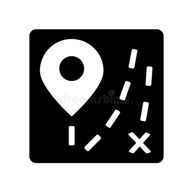 Map Direction Icon. Trendy Map Direction Logo Concept on White B Stock ...