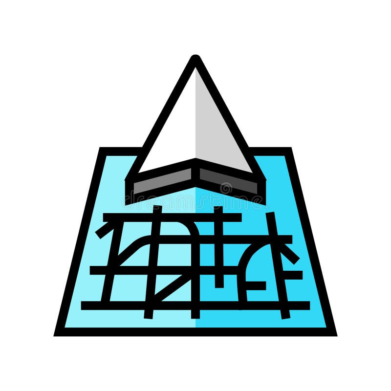 Map Directions Information Color Icon Vector Illustration Stock ...