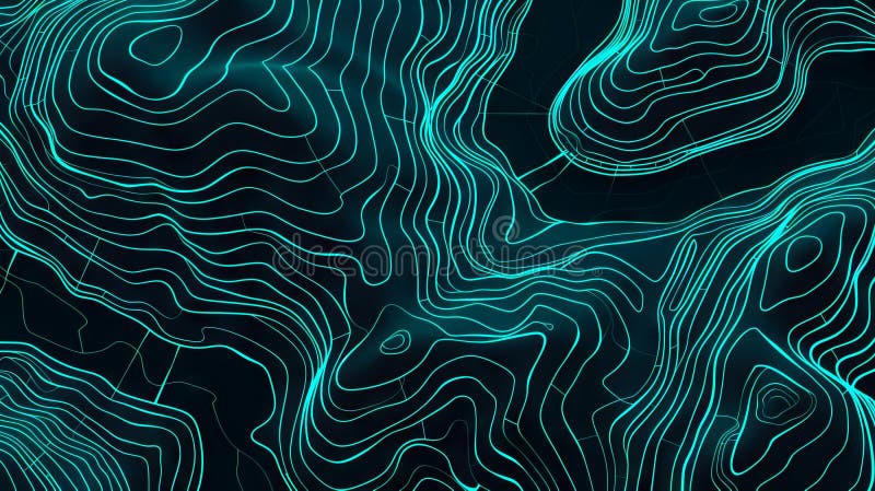 A Map of the Earth with Lines and Curves Stock Image - Image of line ...