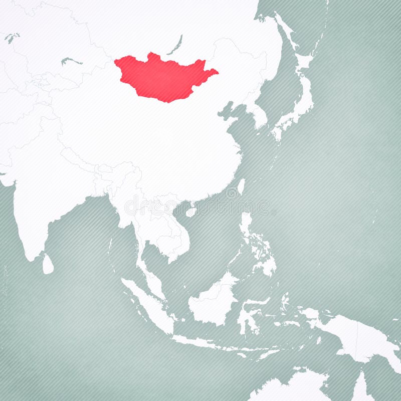 Mongolia Map Asia