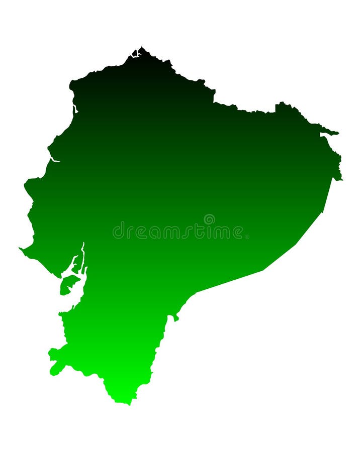 Map of Ecuador stock vector. Illustration of isolated - 84538925