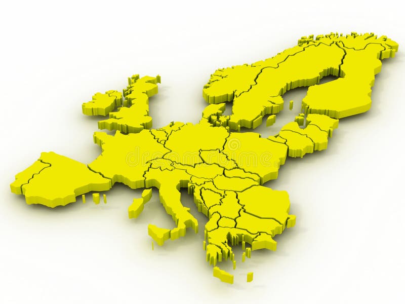 Green Europe Map Background Vector Illustration Stock Vector ...