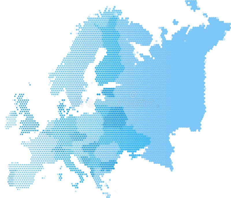 Map of Europe, Vector Illustration Stock Vector - Illustration of ...