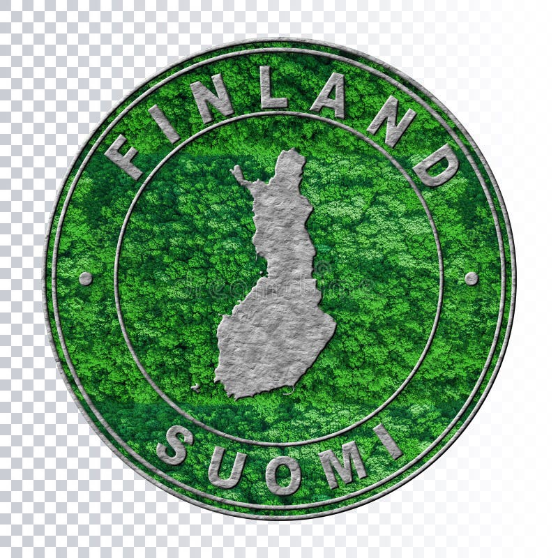 Map of Finland, Environment Concept, Co2 Emission Concept Stock ...