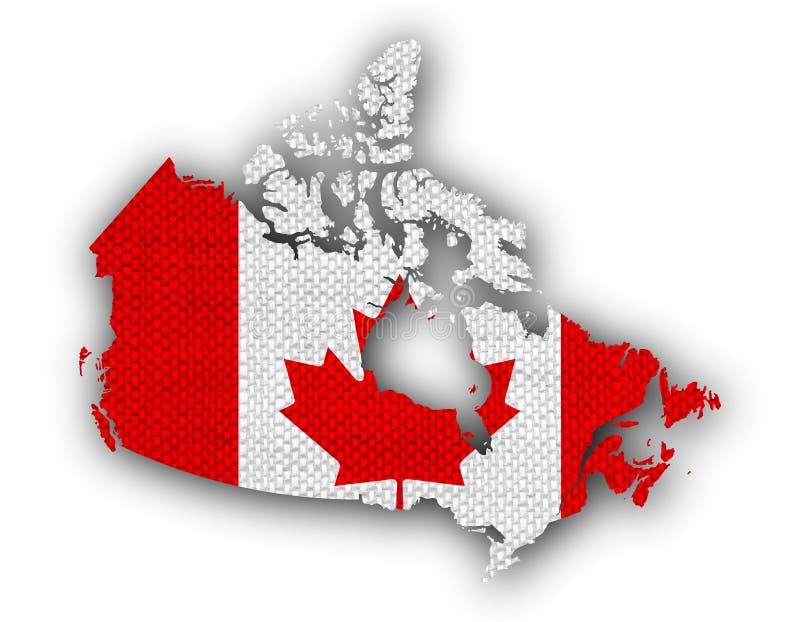 Canada Country Flag Map Stock Illustrations – 6,233 Canada Country Flag ...