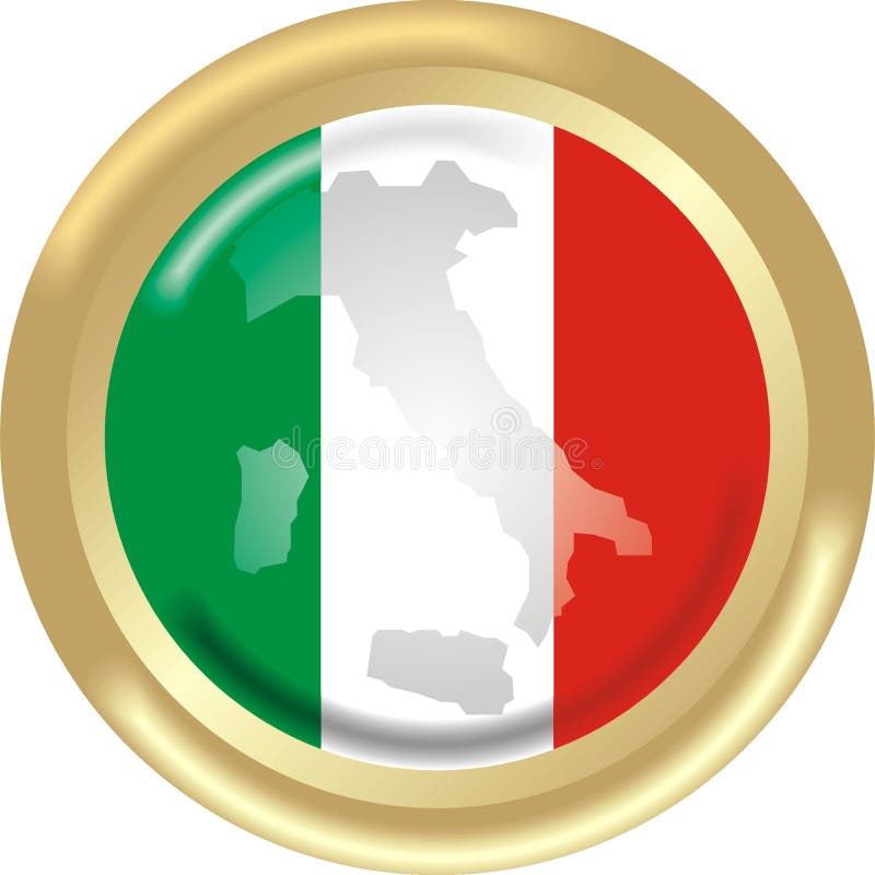 Italy Text with Italian Flag Stock Illustration - Illustration of ...