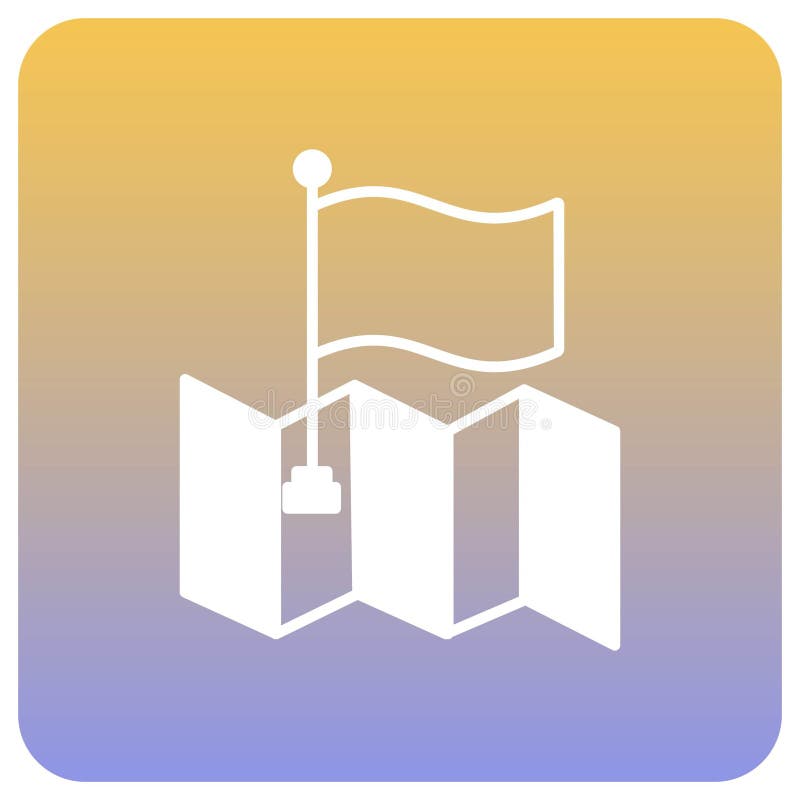 Map Flag Which Can Easily Edit or Modify Stock Vector - Illustration of ...