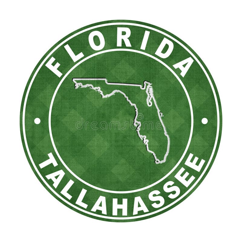Map of Florida Football Field Stock Illustration - Illustration of ...