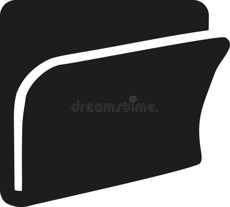 Map folder icon stock vector. Illustration of icon, folder - 107100519