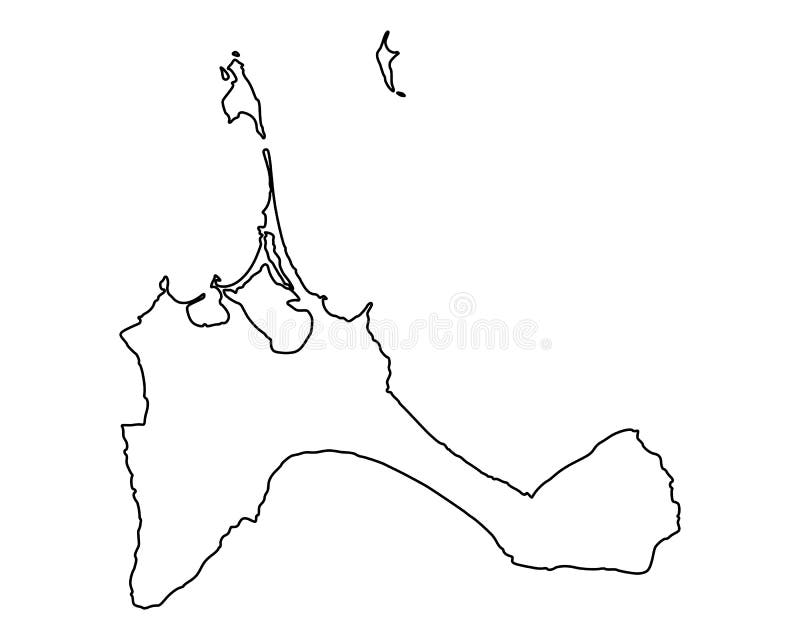 Map of Formentera stock vector. Illustration of isolated - 94069422