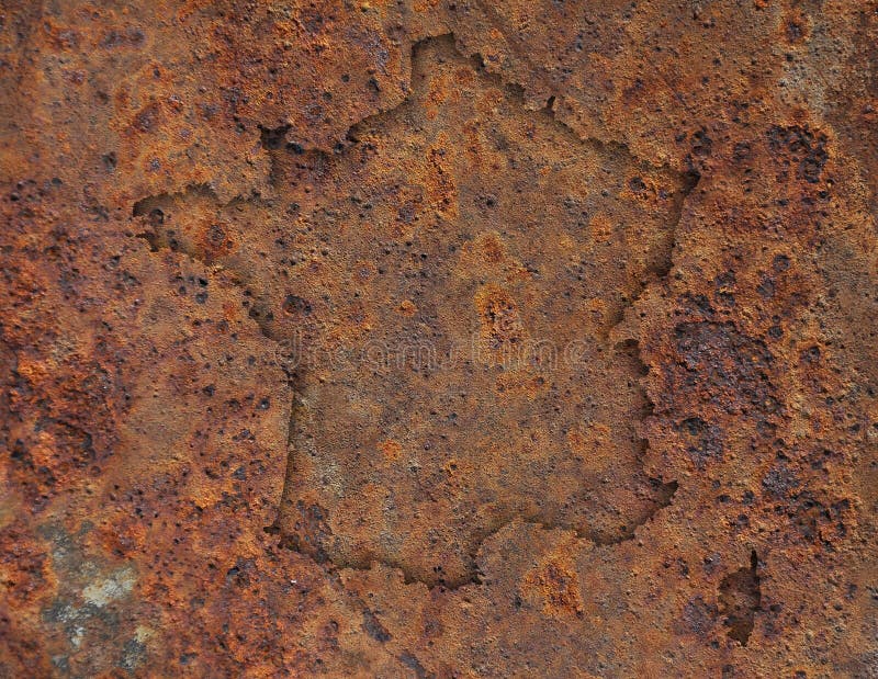 Map of France on Rusty Metal Stock Image - Image of rust, outline: 79234569