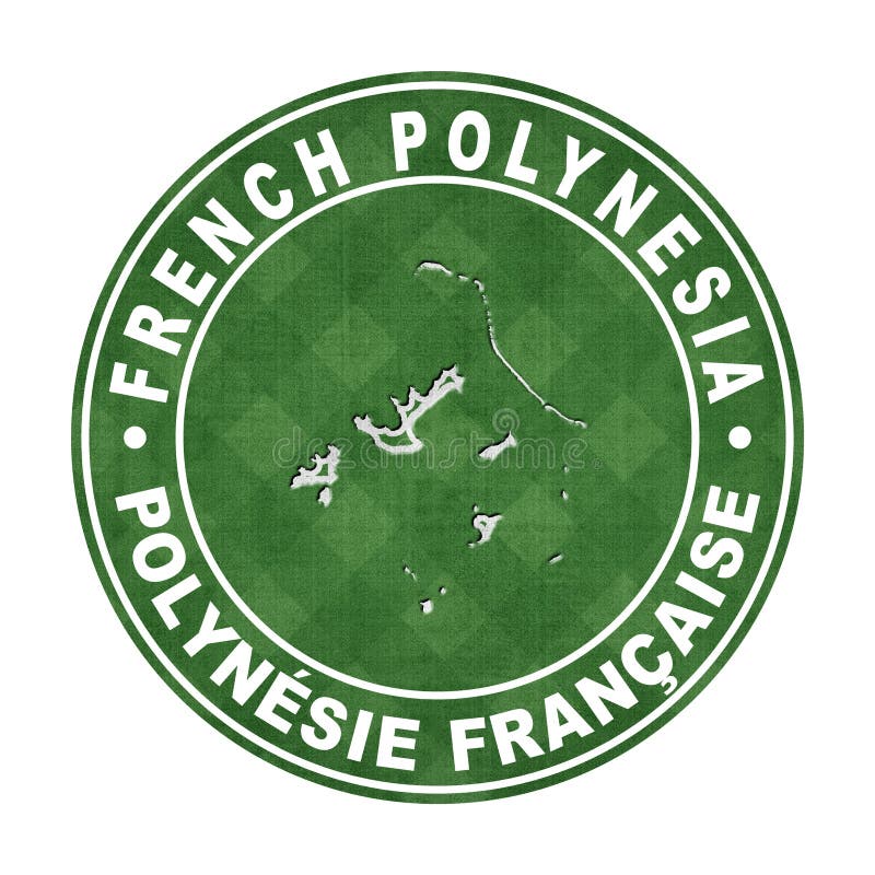 Map of French Polynesia, CO2 Emission Concept Stock Image - Image of ...