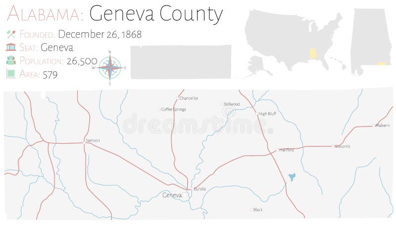 Geneva County, Alabama Counties in Alabama, United States of America ...