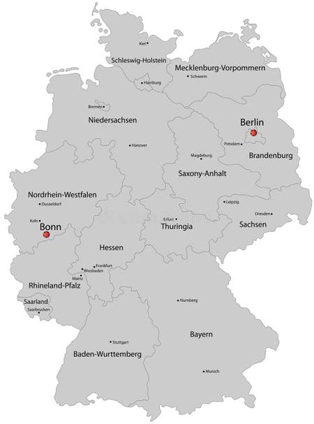 Germany Map Cities Stock Illustrations – 2,356 Germany Map Cities Stock ...