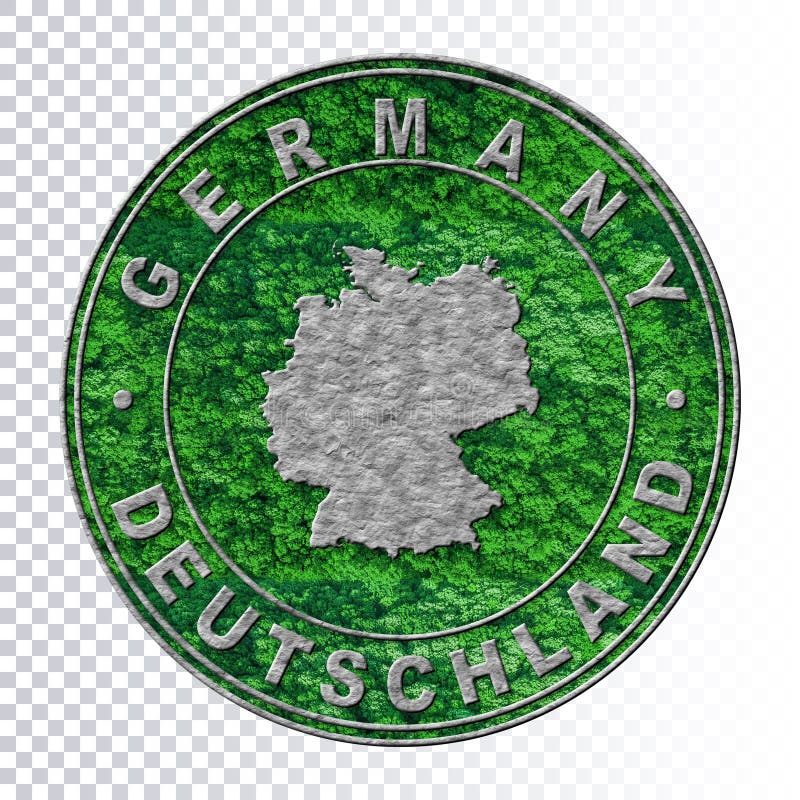 Map of Germany, Environment Concept, Co2 Emission Concept Stock ...