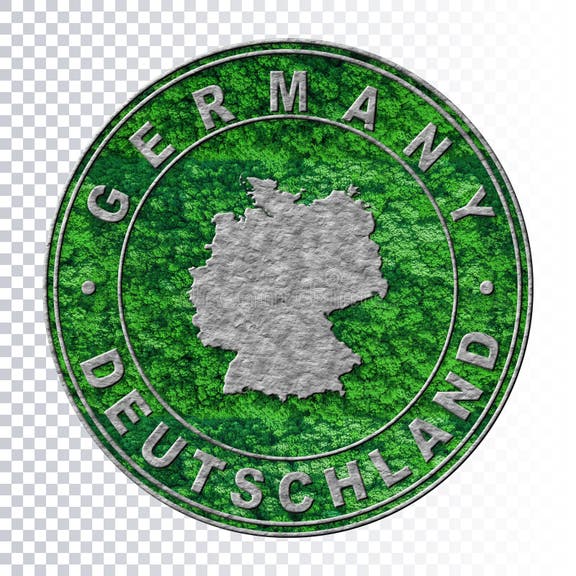 Map of Germany, Environment Concept, Co2 Emission Concept Stock ...
