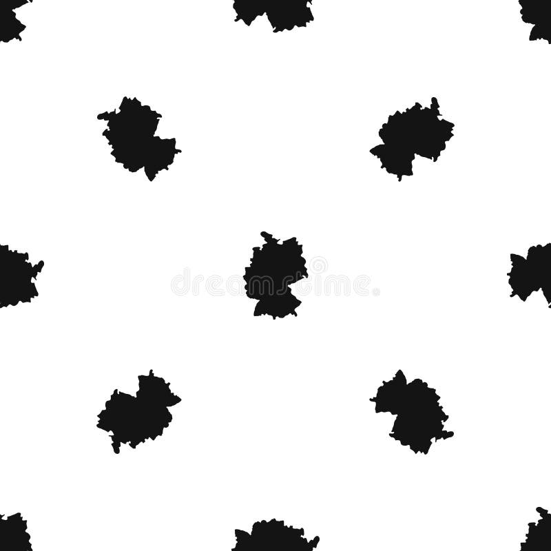 Germany map pattern stock vector. Illustration of silhouette - 198749216