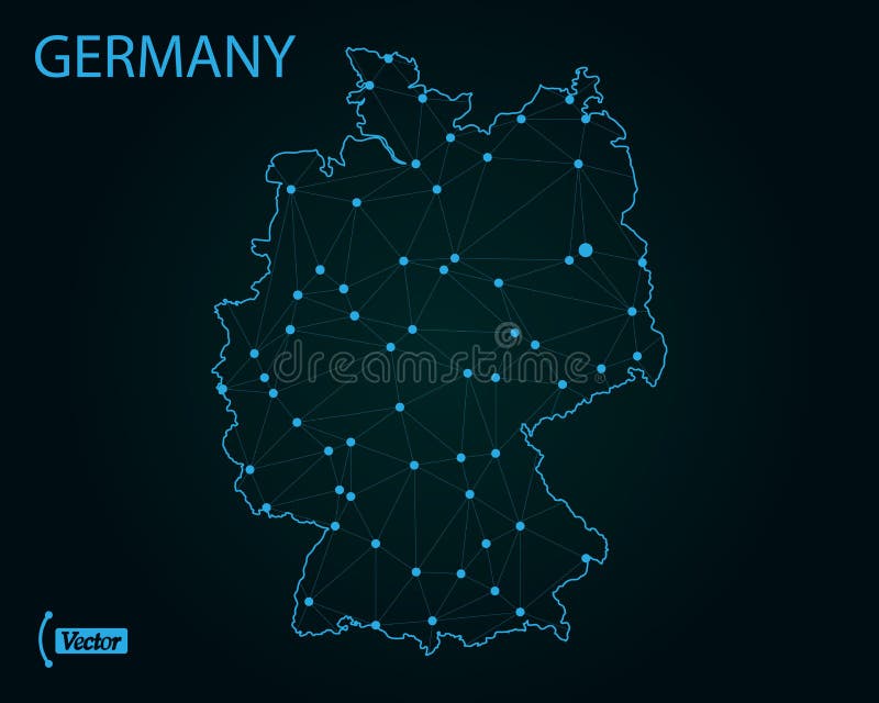 Map of Germany. Vector Illustration. World Map Stock Illustration ...