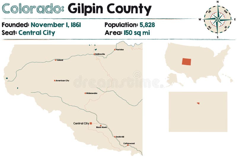 Gilpin County Stock Illustrations – 28 Gilpin County Stock ...